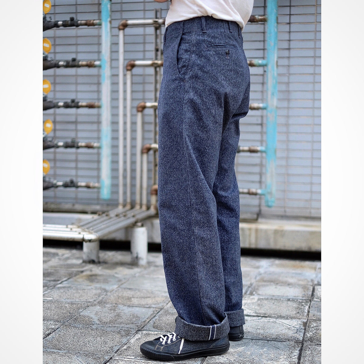 {The Rite Stuff} Daybreak Salt & Pepper Work Pants (Navy)