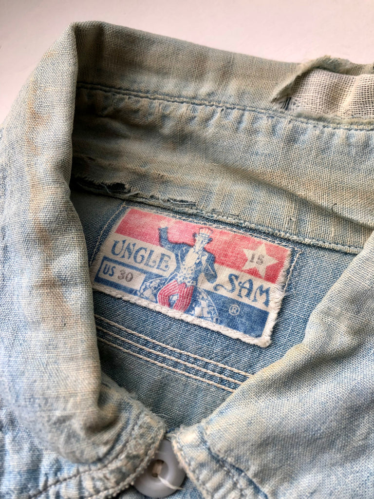 Reviving the Uncle Sam Chambray Work Shirt – The Rite Stuff
