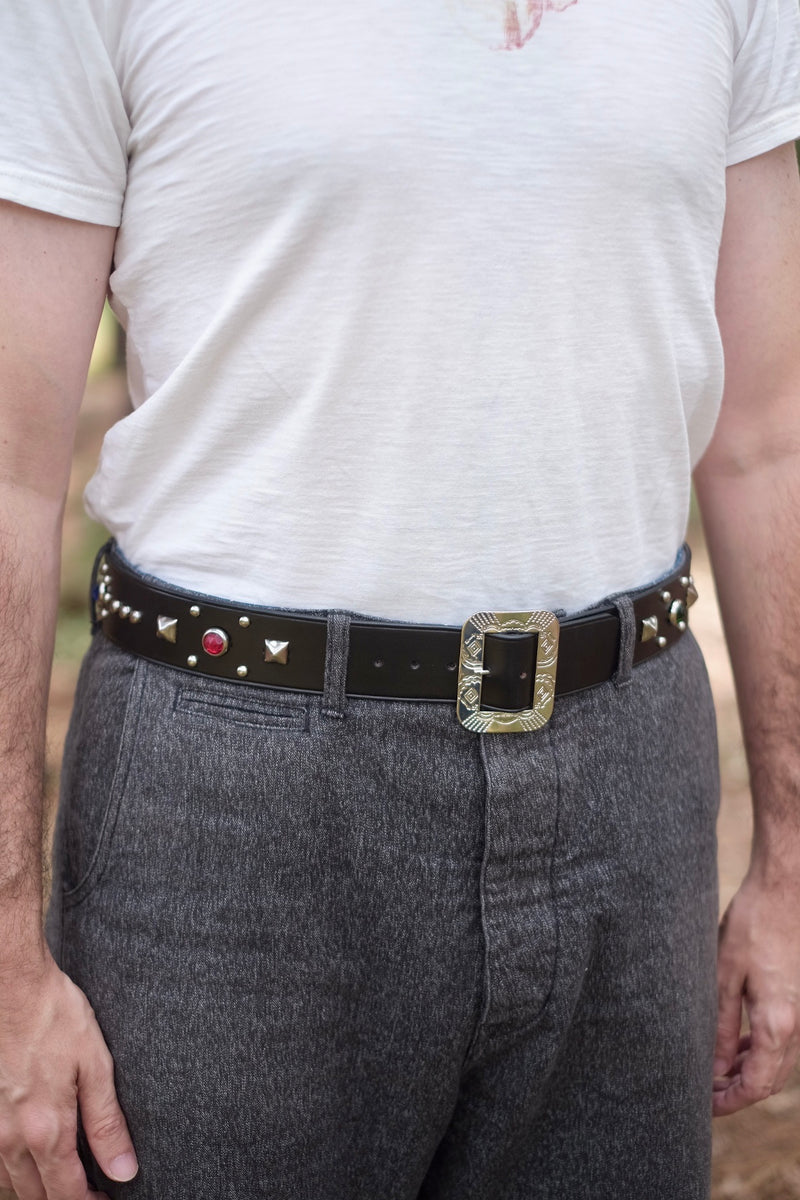 ‘A Streetcar Named Desire’ Jewel and Stud Belt (Black teacore) – The ...